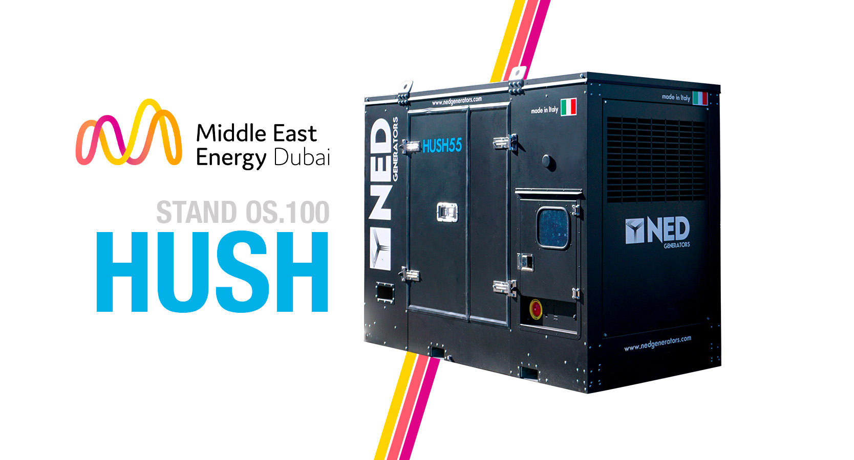 NED Generators at 48th edition of MEE - Middle East Energy Dubai - NED ...